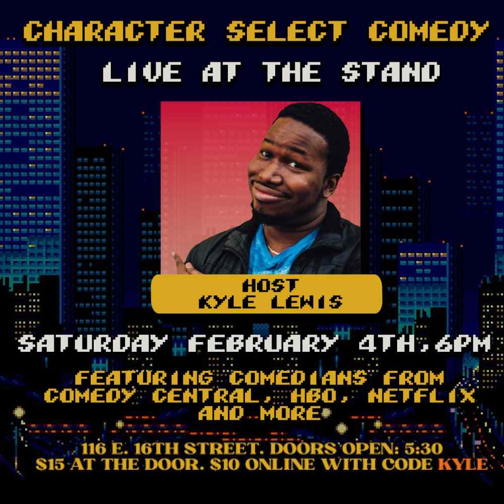 Character Select Comedy! on February 4, 2023 | The Stand Restaurant ...