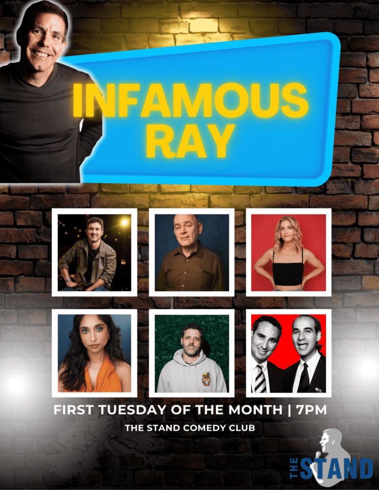 Infamous Ray on January 6, 2026 | The Stand Restaurant & Comedy Club in NYC