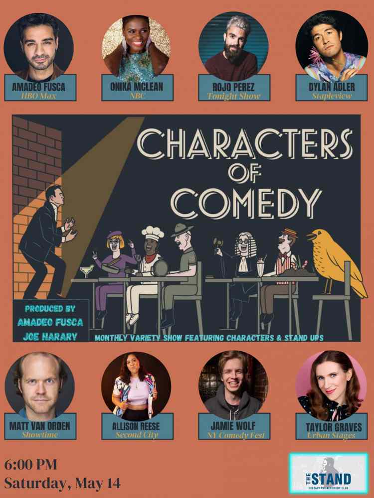Characters Of Comedy at The Stand! on May 14, 2022 | The Stand ...